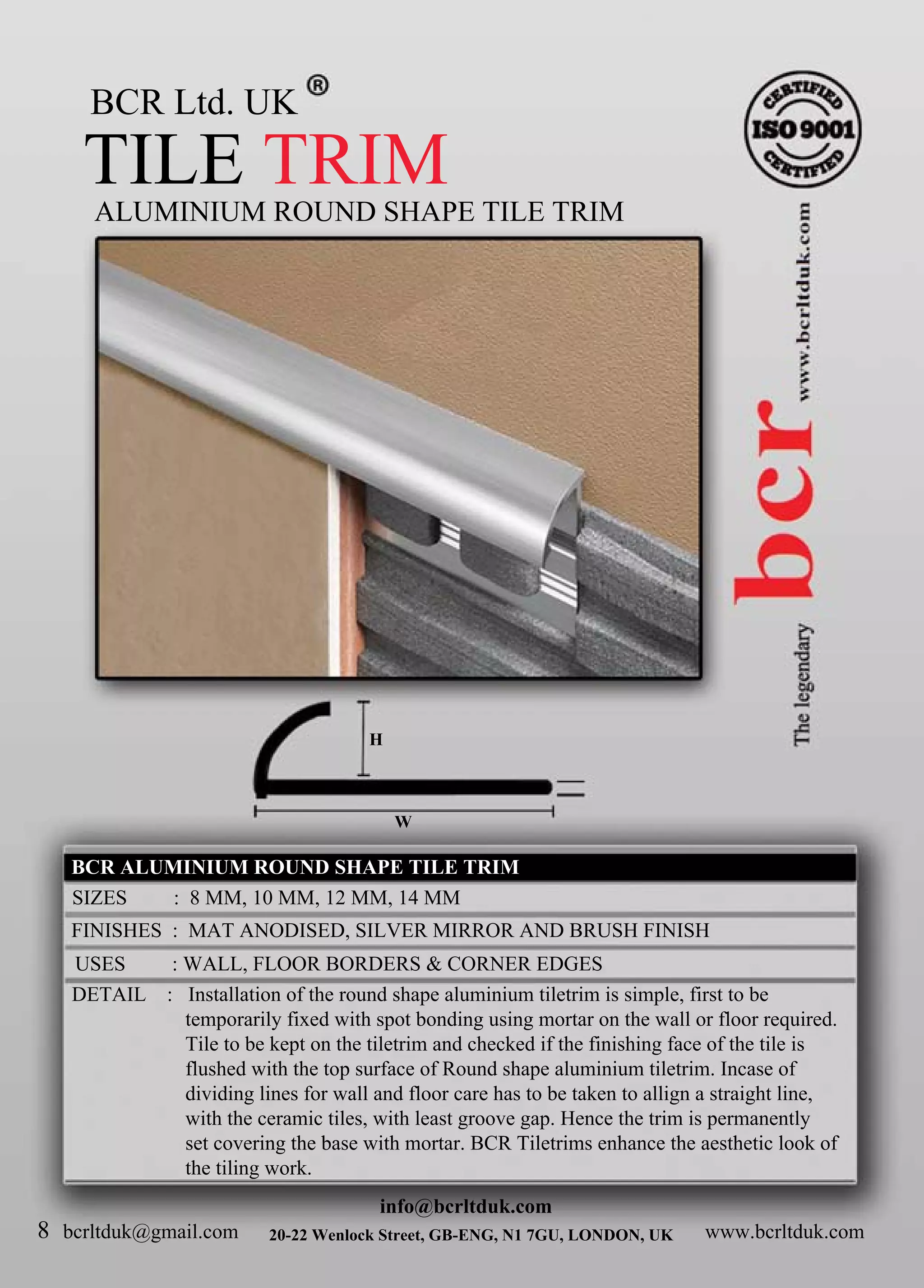 8 round shape data sheet | PDF