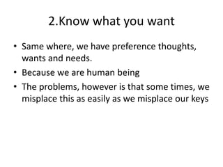 8 rules for success | PPTX