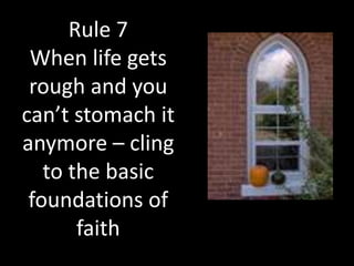 8 Rules to live by | PPT
