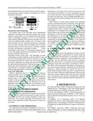 Ijiret archana-kv-increasing-memory-performance-using-cache-optimizations-in-chip ...