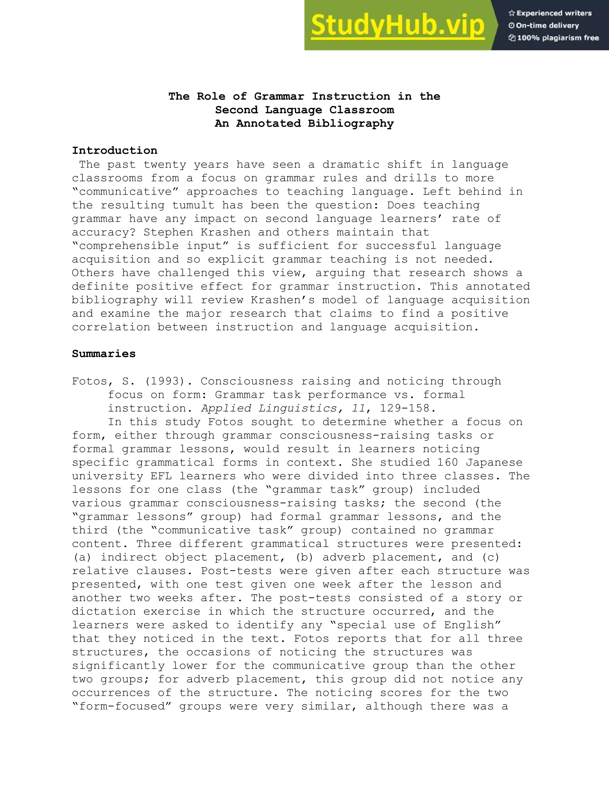 8 Sample Annotated Bibliography 1 | PDF