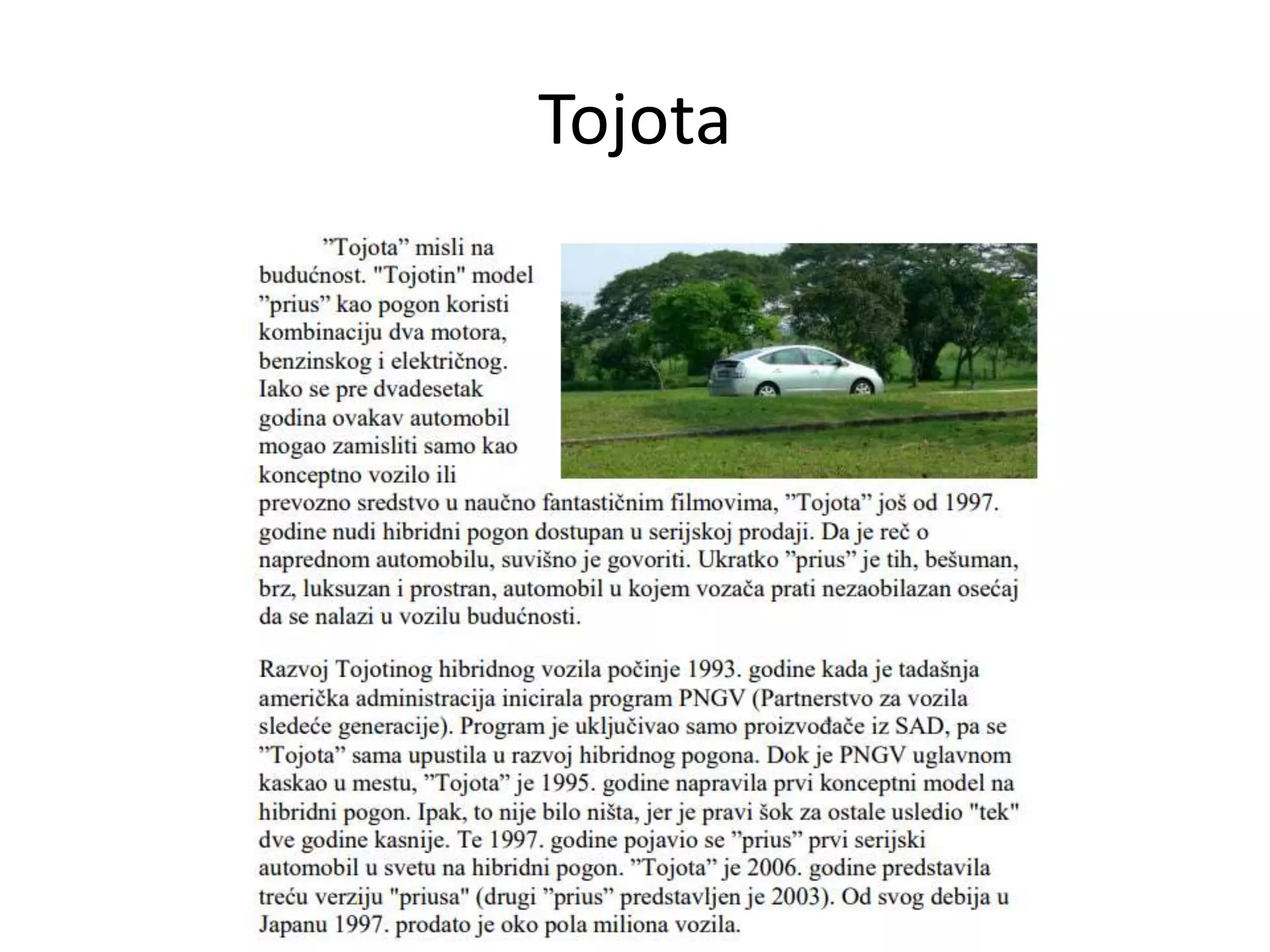 8 saobracajna sredstva na elektricni pogon | PPTX