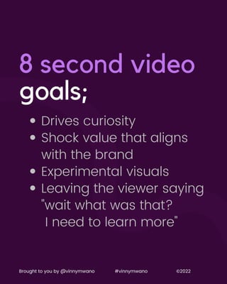 8 second video formula .pdf | Music Video | Genres