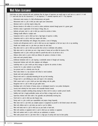 self assessment to know about your dream job | PDF