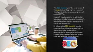 8 SEO CHECKLIST TO OPTIMIZE YOUR WEBSITE IN 2023.pptx