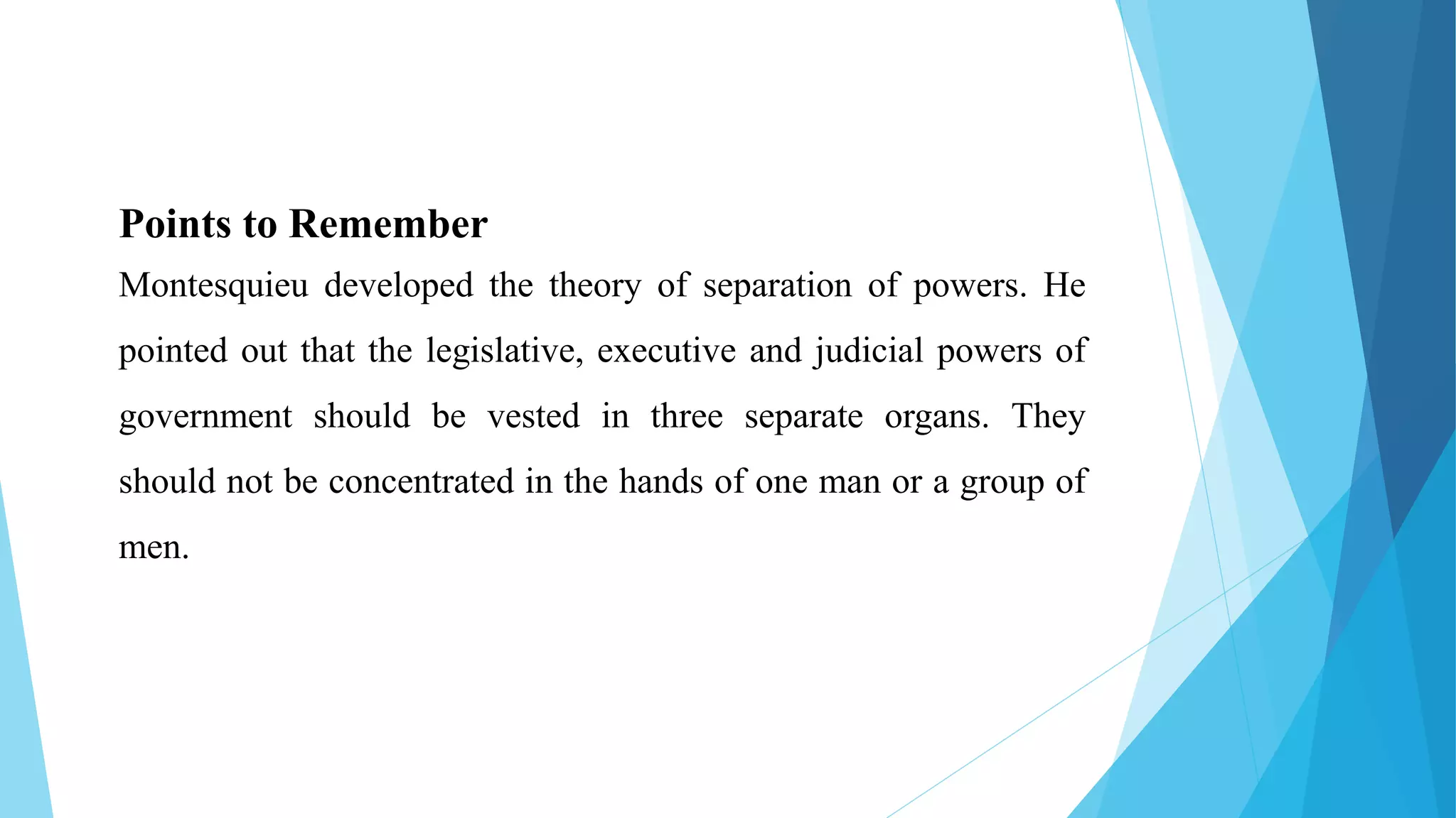 separation of powers | PPTX