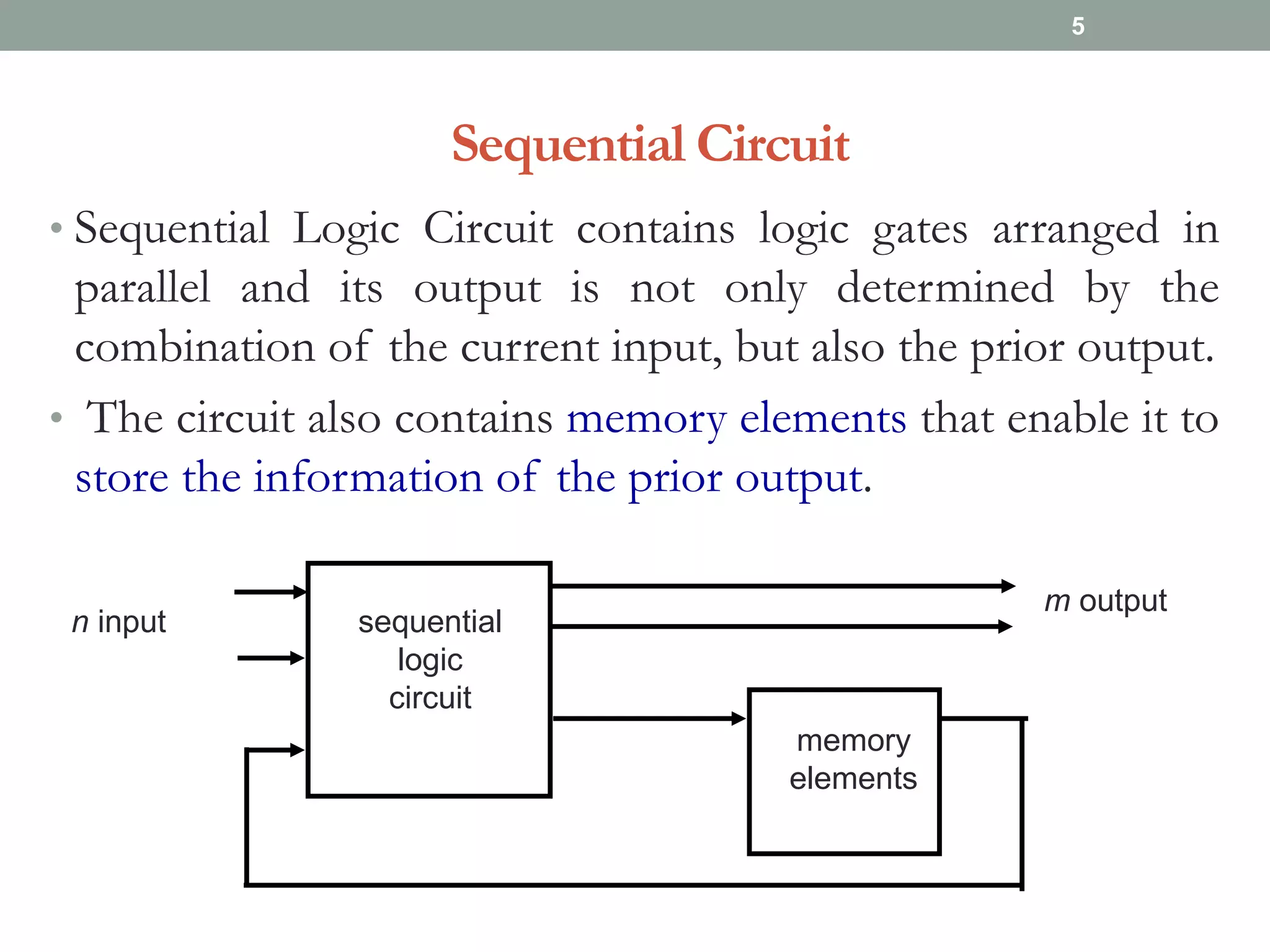 sequential circuits | PPTX