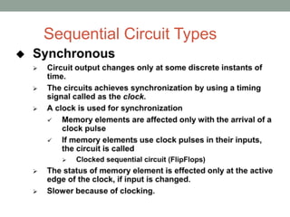 sequential circuits | PPTX
