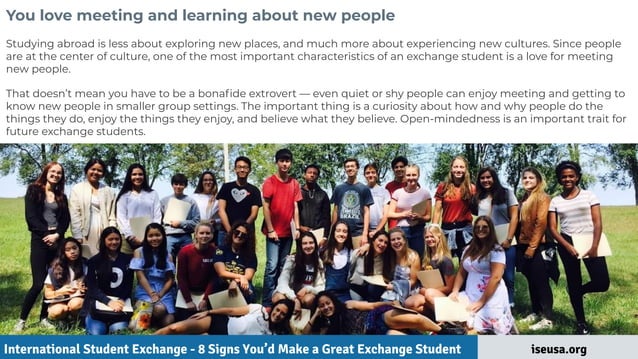 8 Signs You'd Make A Great Exchange Student | PPT