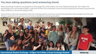 8 Signs You'd Make A Great Exchange Student | PPT