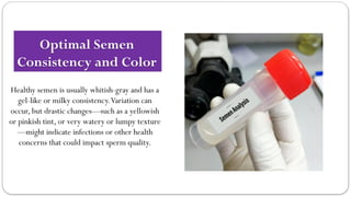 8 Signs of Healthy Sperm | Ram Prakash Embryologist | PPT