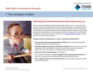 8 signs of incompetent managers | PPTX