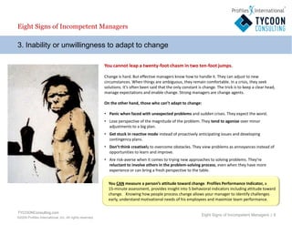 8 signs of incompetent managers | PPTX