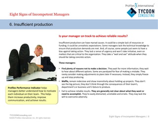 8 signs of incompetent managers | PPTX