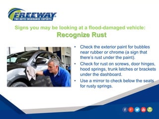 8 Signs You May be Looking at a Flood Damaged Car | PPT
