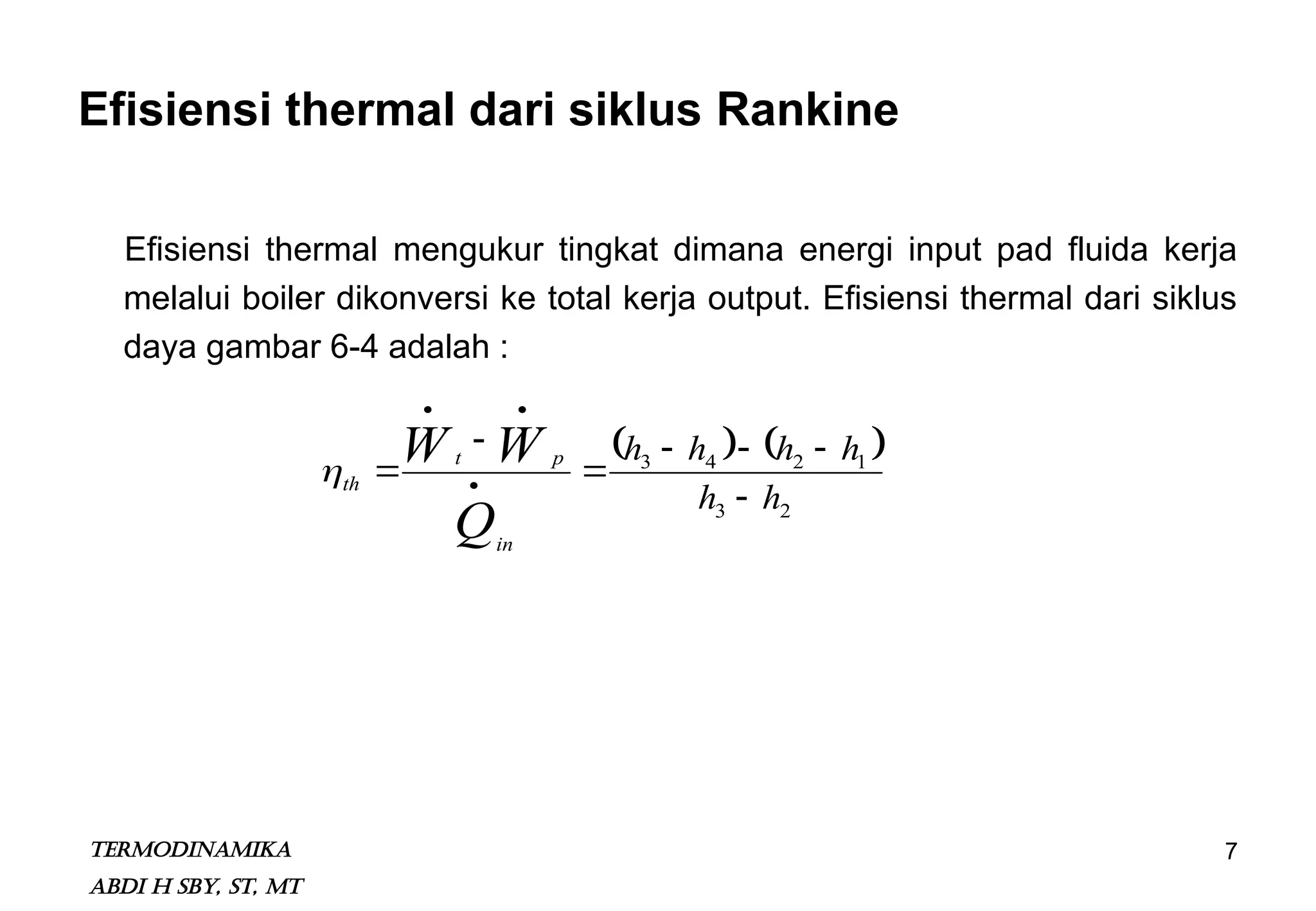 ppt_siklus rankine_siklus termodinamika yang mengubah panas menjadi ...