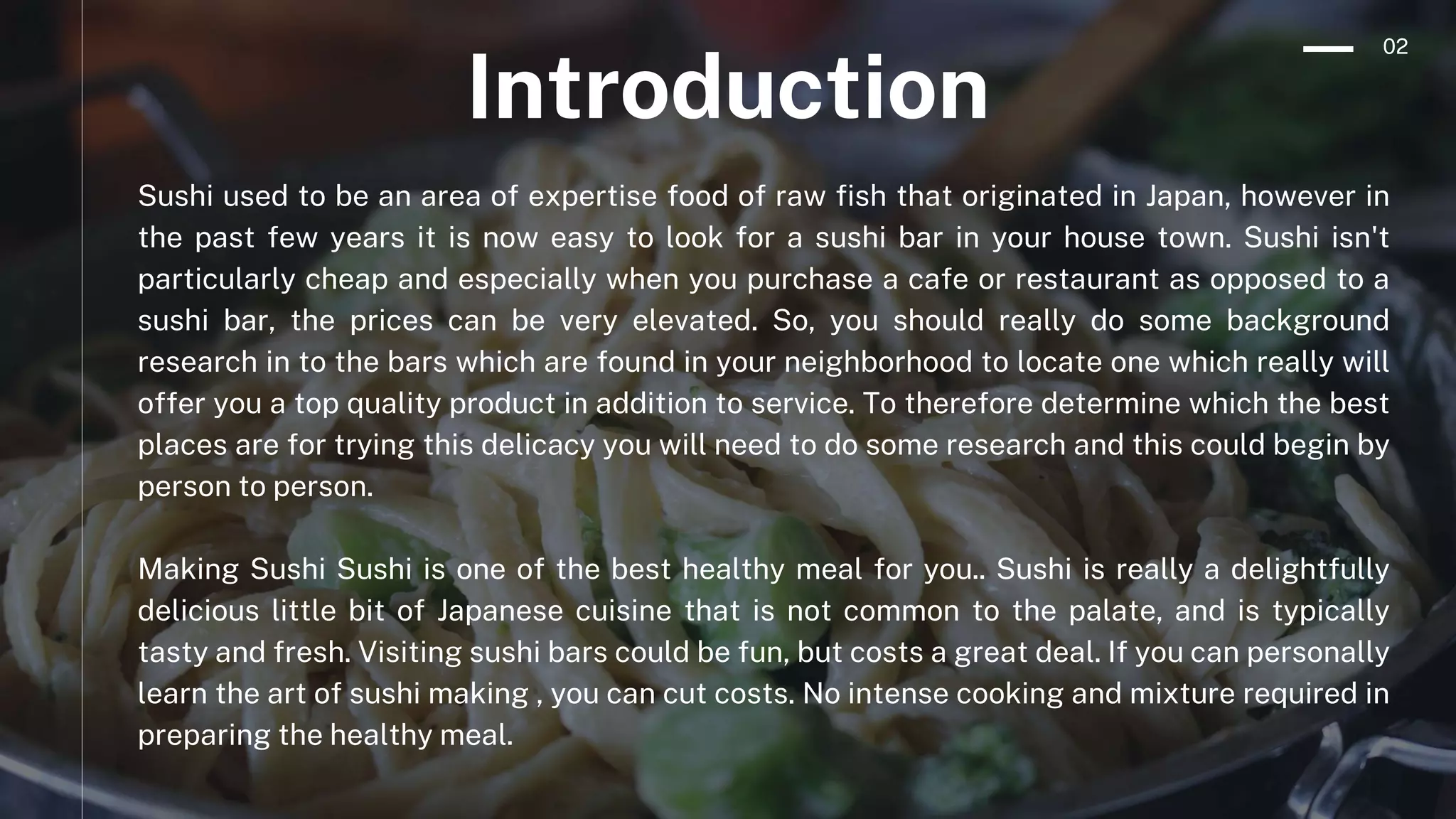 8 simple steps for making a delicious sushi | PPTX