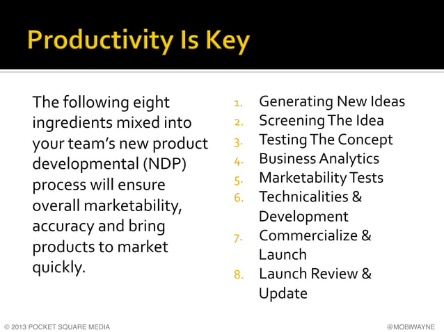 8 Simple Steps For New Product Development By Wayne Chen | PPT