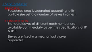 pharmaceutical engineering, p'engg, size separation | PPT