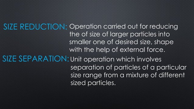pharmaceutical engineering, p'engg, size separation | PPT