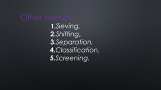 pharmaceutical engineering, p'engg, size separation | PPT