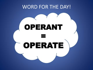 Theory of Personality- B.F.Skinner | PPTX