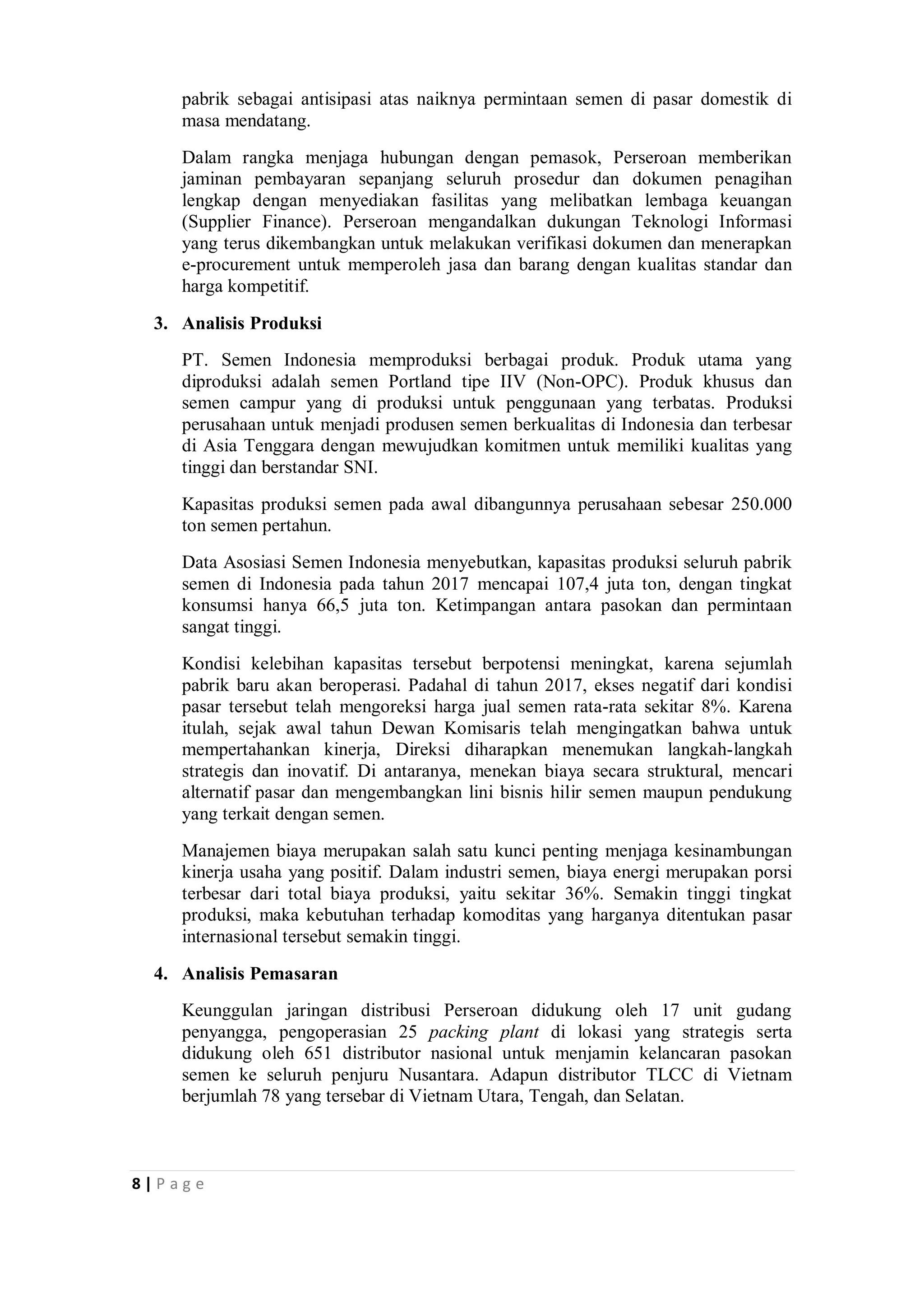8, SM, Rahma Arya S, Hapzi Ali, Strategic Management: SWOT Analysis pada PT. Semen Indonesia ...