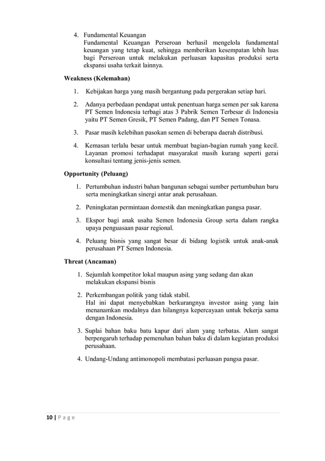 8, SM, Rahma Arya S, Hapzi Ali, Strategic Management: SWOT Analysis ...