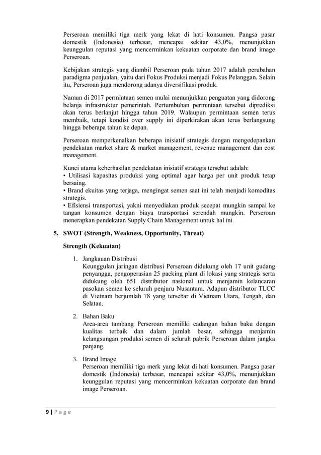 8, SM, Rahma Arya S, Hapzi Ali, Strategic Management: SWOT Analysis ...