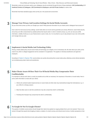 8 Social Media and Technology Tips for Social Workers | PDF