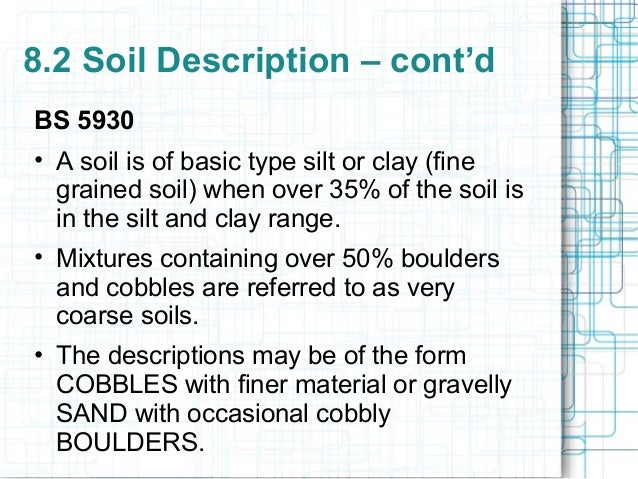 8 soil description and classification