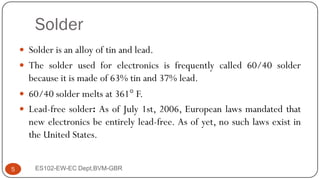 Practical No-8: Soldering and Soldering Techniques | PDF