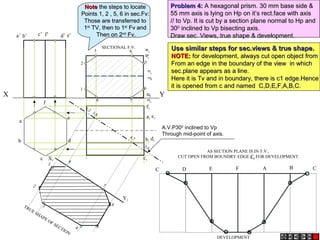 Development of surfaces of solids -ENGINEERING DRAWING - RGPV,BHOPAL | PPT