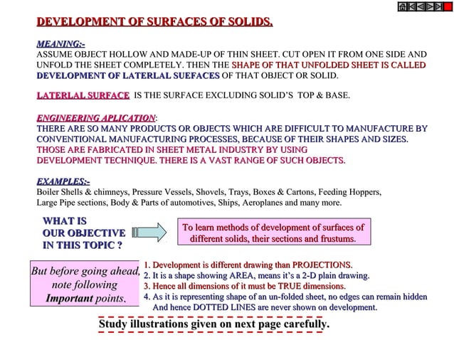 Development of surfaces of solids -ENGINEERING DRAWING - RGPV,BHOPAL ...