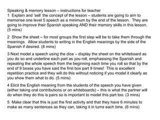 8 Spanish Level5 Speaking Holidays | PPT