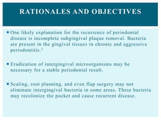 SUPPORTIVE PERIODONTAL THERAPY | PPTX