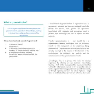 Systematization and Reinforcement Guidelines Sudan Training WS | PDF