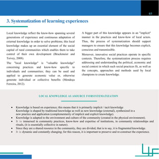 Systematization and Reinforcement Guidelines Sudan Training WS | PDF