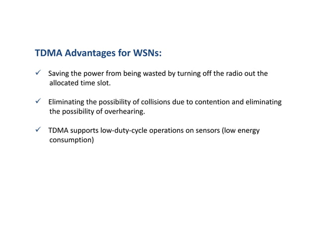 Wireless Sensors Networks Mac Protocols Tdma Ppt
