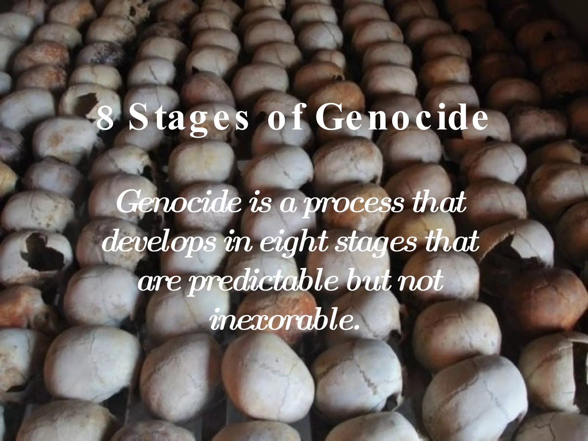 8 Stages of Genocide | PPT
