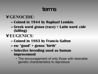 8 Stages of Genocide | PPT