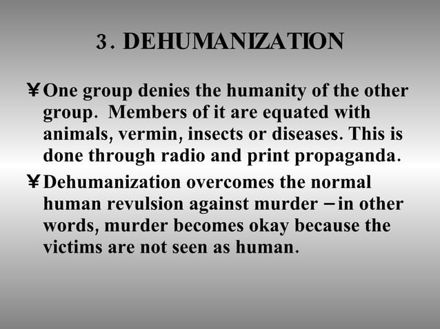 8 Stages of Genocide | PPT