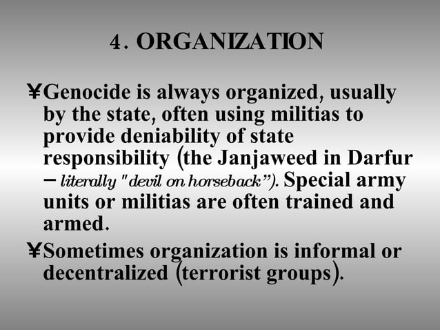 8 Stages of Genocide | PPT