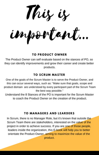 8 stances of a Product Owner | PDF
