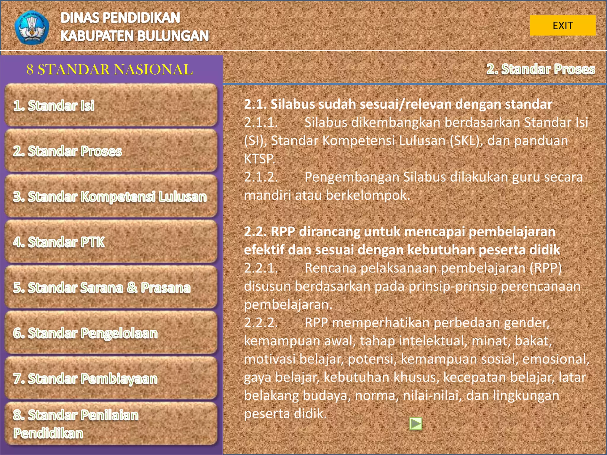 8 standar nasional pendidikan | PPSX