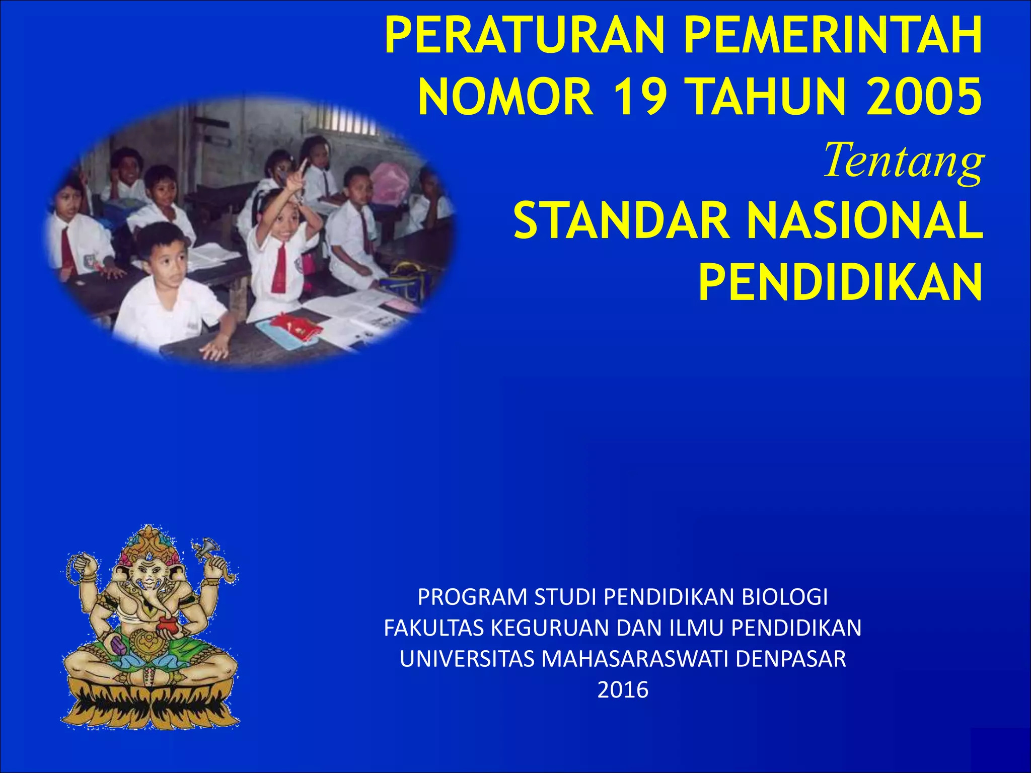 8 standar pendidikan | PPTX