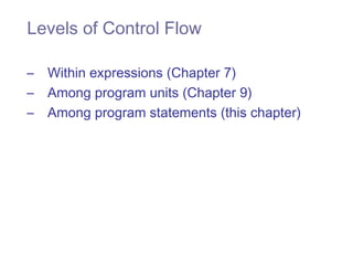 8 statement level | PPT