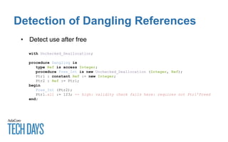 Tech Days 2015: Static Analysis CodePeer | PPT