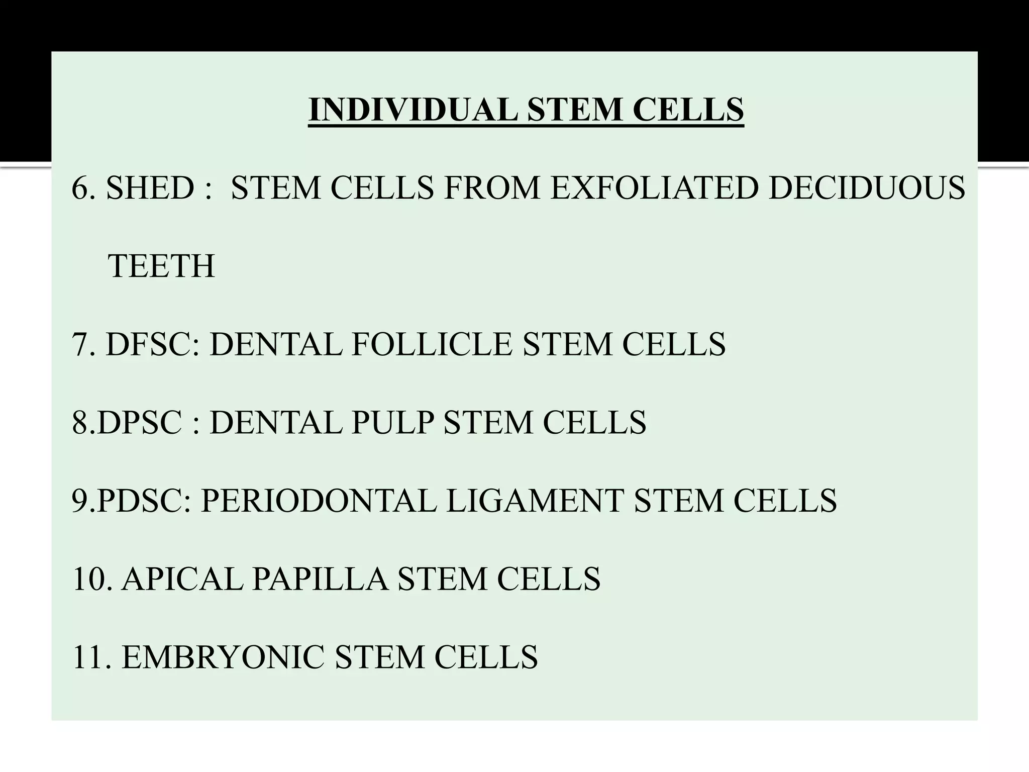 STEM CELLS IN PERIODONTICS | PPTX