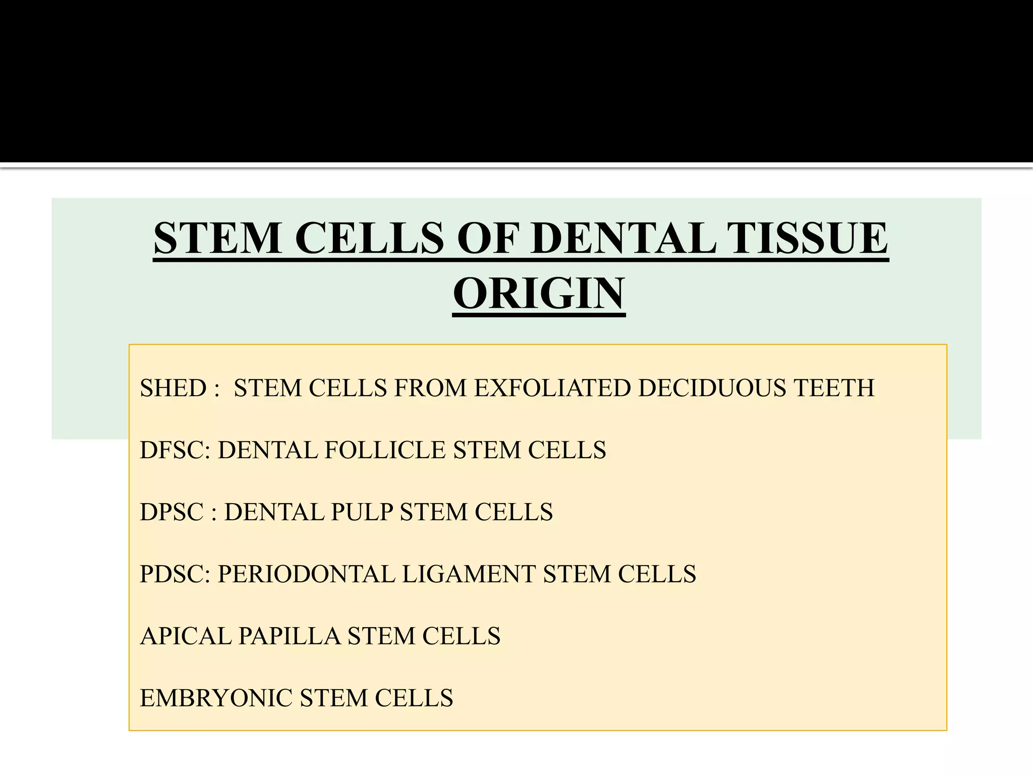 STEM CELLS IN PERIODONTICS | PPTX